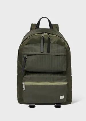 Paul Smith Laser Stripe Recycled Nylon Backpack