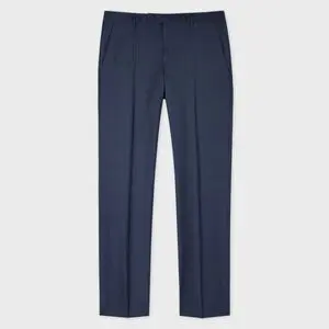 Paul Smith Check Wool Straight Leg Trousers