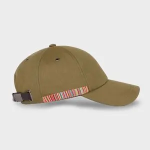 Paul Smith Signature Stripe Trim Baseball Cap - Brown