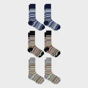 Paul Smith Signature Stripe Socks Six-pack - Multicolour