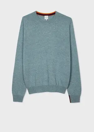 Paul Smith Cashmere Crew Neck Sweater - Blue