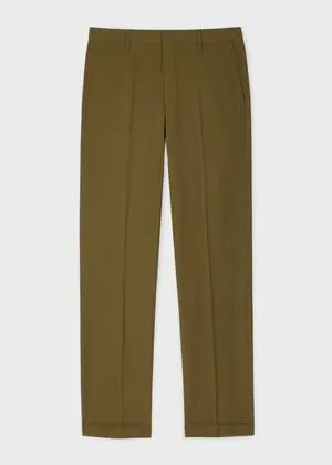 Paul Smith Slim-fit Khaki Poplin Chinos