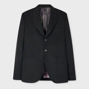 Men's Black Wool Blazers