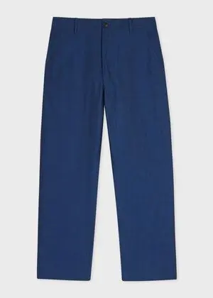 Paul Smith Cotton-linen Elastic-back Trousers