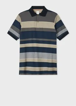 Women's Striped Polo Shirts