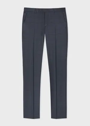 Paul Smith Tapered-fit Check Wool Trousers