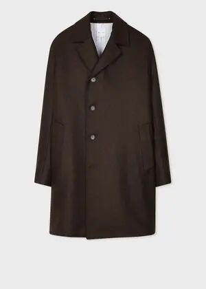 Paul Smith Melton Wool Overcoat