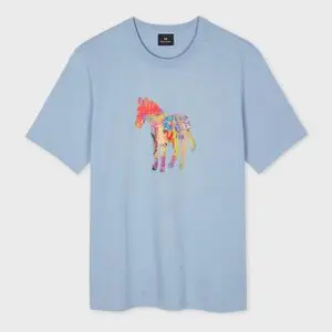 Paul Smith Sky 'craft Zebra' Print T-shirt