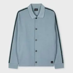 Paul Smith Cotton-Blend Jersey Button Cardigan - Blue