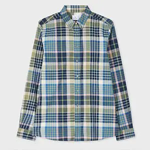 Paul Smith Cotton-blend Check Shirt