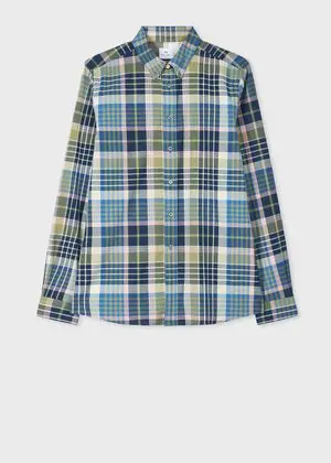 Paul Smith Cotton-blend Check Shirt