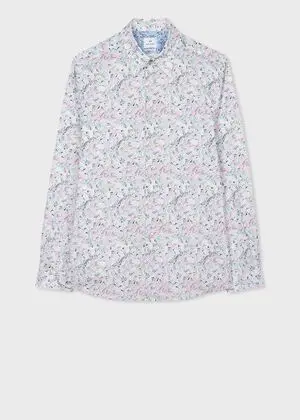 Paul Smith Chicory' Print Tailored-fit Shirt