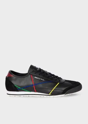 Paul Smith Mestre Embroidered Trainers - Black