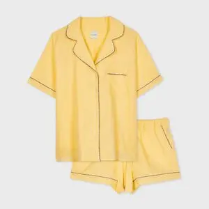 Paul Smith Signature Stripe' Trim Pyjama Set - Yellow