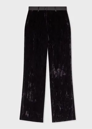 Paul Smith Wide Leg Velvet Trousers