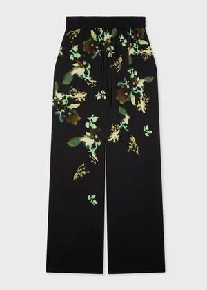 Paul Smith Lens Blur Botanical Drawstring Trousers
