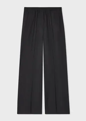 Paul Smith Wool Wide-leg Trousers