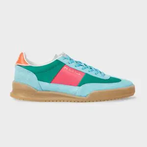 Women's Color Blocked Mixed Media Trainers