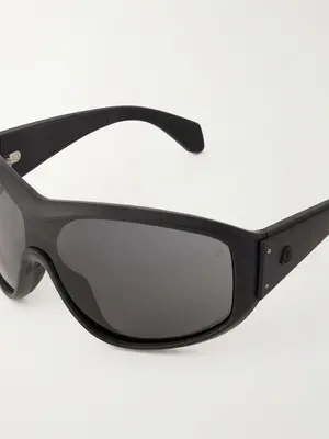 Moncler Thyra Oval-frame Ski Sunglasses