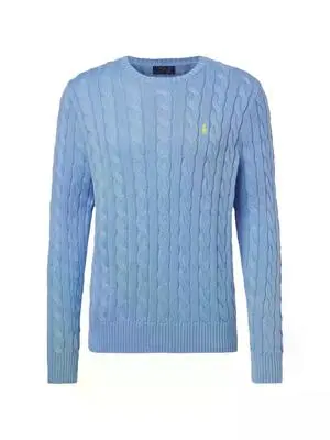 Polo Ralph Lauren Cable-knit Crew Neck Sweater - Blue