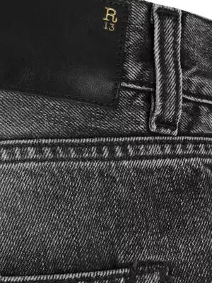 R13 Five-pocket Straight-leg Jeans