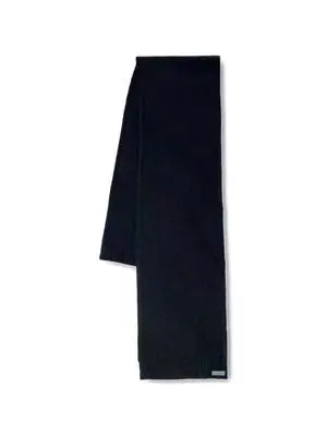 Bally Logo-patch Scarf - Blue