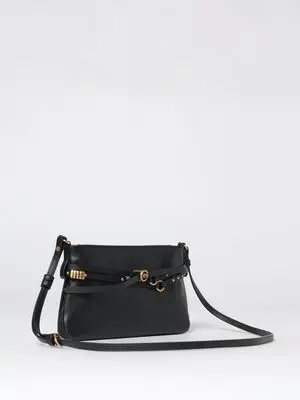 Pinko Leather Belt Bag With Stud Embellishments - Black