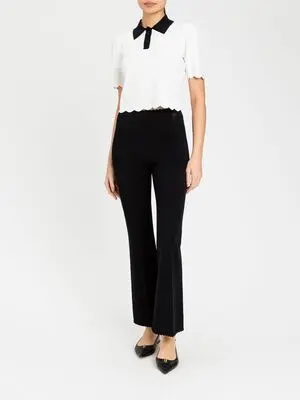 TWINSET Knitted Flared Trousers