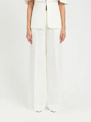 TWINSET Wide Leg Trousers - White