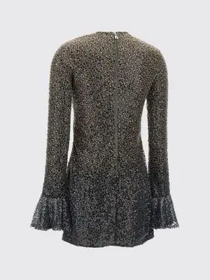 ROTATE BY BIRGER CHRISTENSEN Sequin Embellished Mini Dress - Black