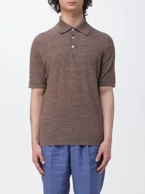 Brunello Cucinelli Polo Shirt Men Beige