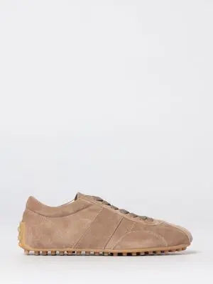 TOD'S Suede Lace-up Sneakers - Beige