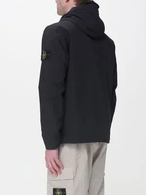 Stone Island Hooded Jacket - Black