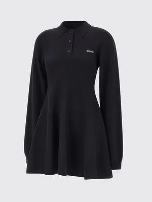 ROTATE BY BIRGER CHRISTENSEN Long Sleeve Collared Knit Dress