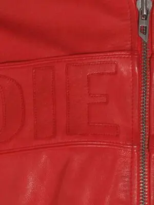 DIESEL® Leather Biker Jacket - Red