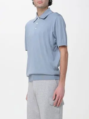 Brunello Cucinelli Collared Polo Shirt - Blue