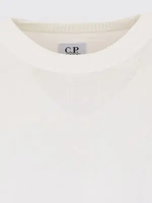 C.P. COMPANY Crew Neck Sweater - White