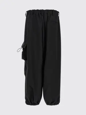 Y3 Wide-leg Technical Fabric Cargo Trousers With Drawstring
