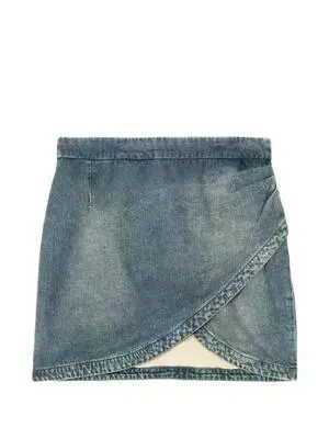 Zadig&Voltaire Denim Wrap Mini Skirt