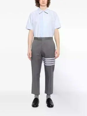 Thom Browne Striped Short-sleeve Shirt