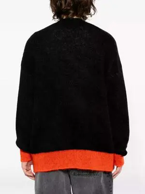 Loewe Embroidered Cardigan - Black