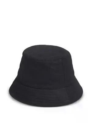 Moncler Logo-patch Bucket Hat - Blue