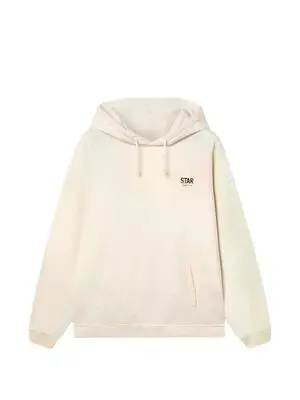 GOLDEN GOOSE Star Hooded Sweatshirt - Neutrals