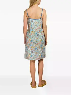 PIP STUDIO Floral-print Nightdress - Blue