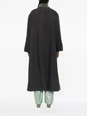 Nanushka Contrast Collar Utility Coat