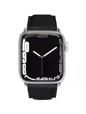 MAISON DE SABRE Grained Leather Apple Watch Strap With Metal Buckle