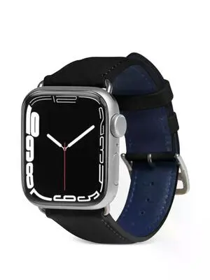 MAISON DE SABRE Grained Leather Apple Watch Strap With Metal Buckle