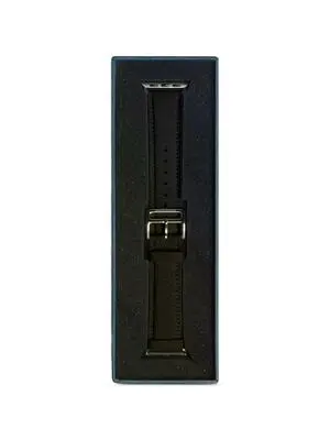 MAISON DE SABRE Grained Leather Apple Watch Strap With Metal Buckle