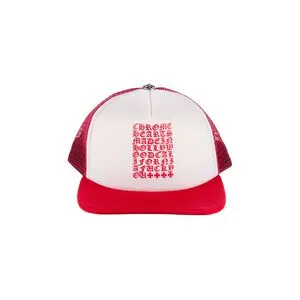 Chrome Hearts Eyechart Trucker Cap - Red
