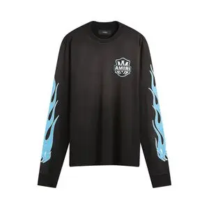Amiri Eagle Flames Long-sleeve Tee